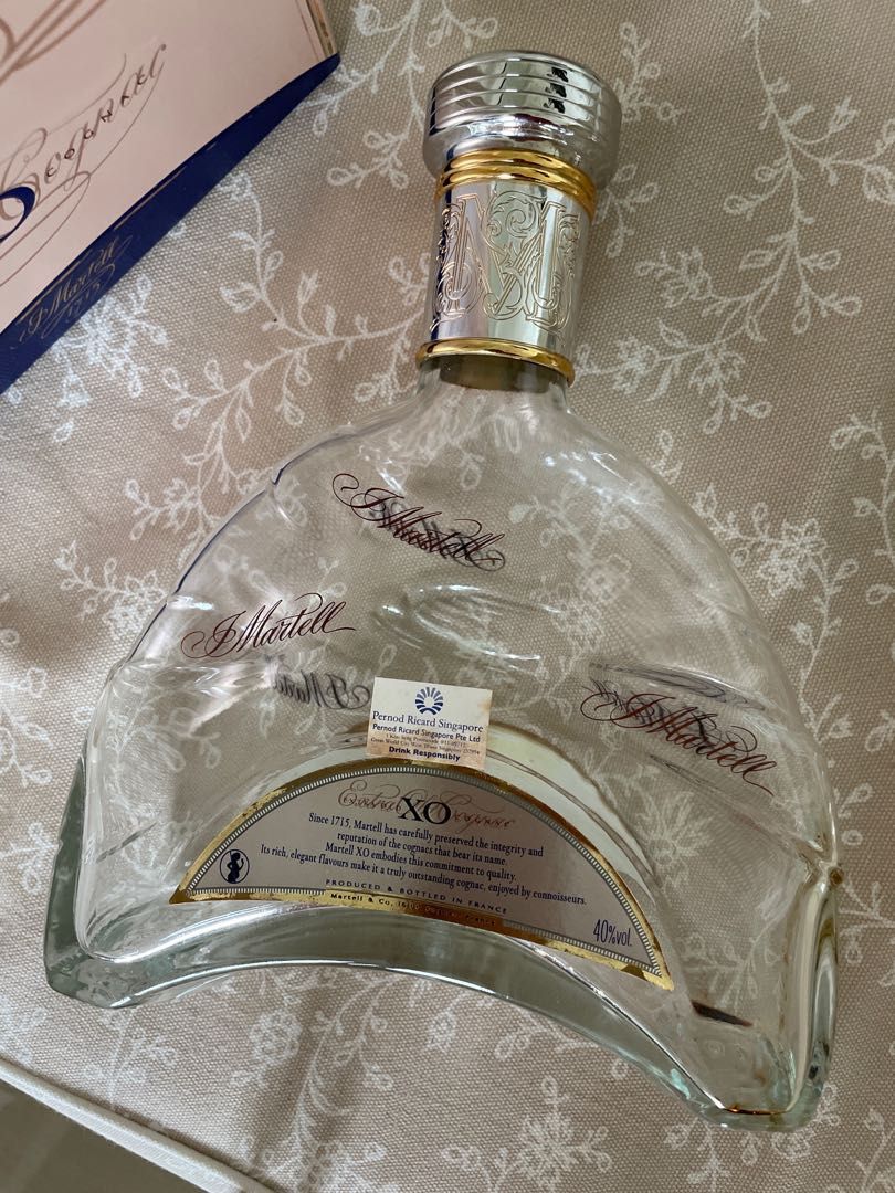 Martell XO empty bottle, Everything Else on Carousell
