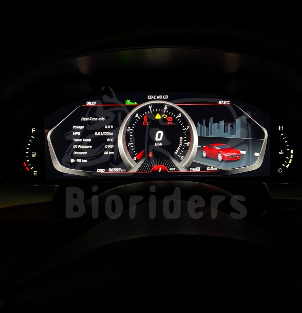 Maserati GranTurismo Quattroporte GTS GC MC GT GC system instrument ...