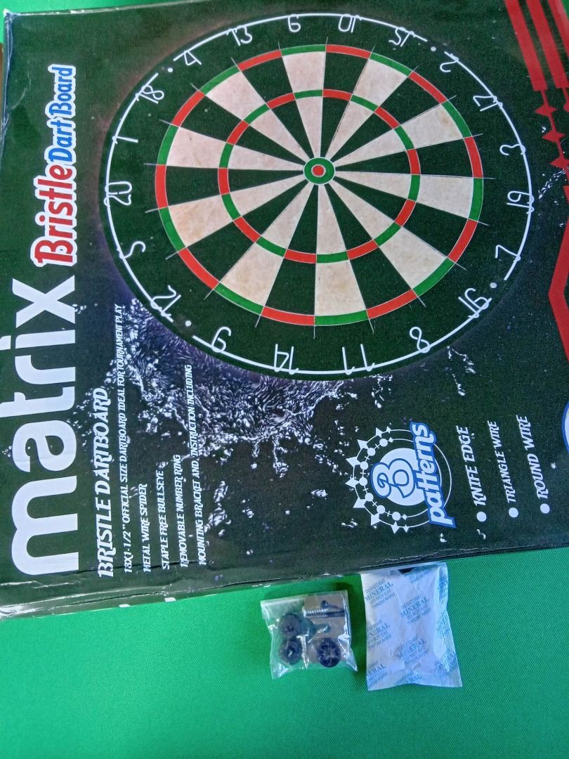 Matrix Bristle Dart Board / Dart Board Games, Sports Equipment, Sports & Games, Billiards and ...