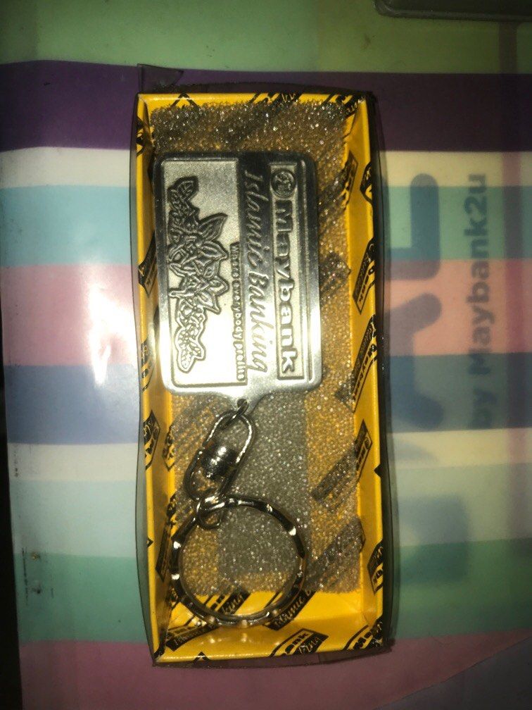 Maybank islamic banking metal keychain, Hobbies & Toys, Collectibles ...