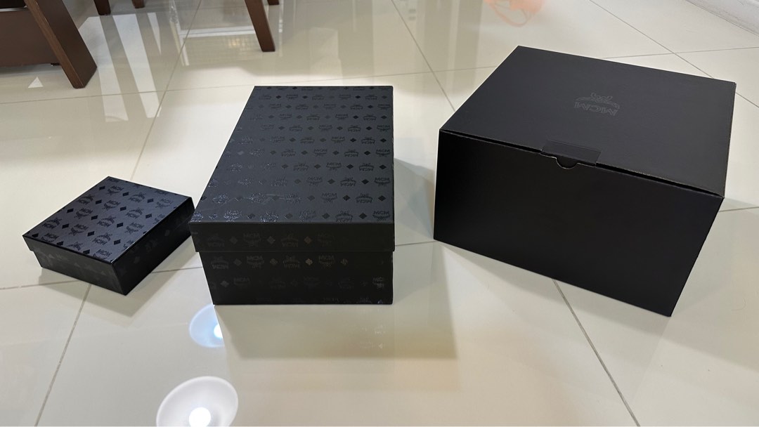MCM empty boxes (selling as a set), Furniture & Home Living, Home ...