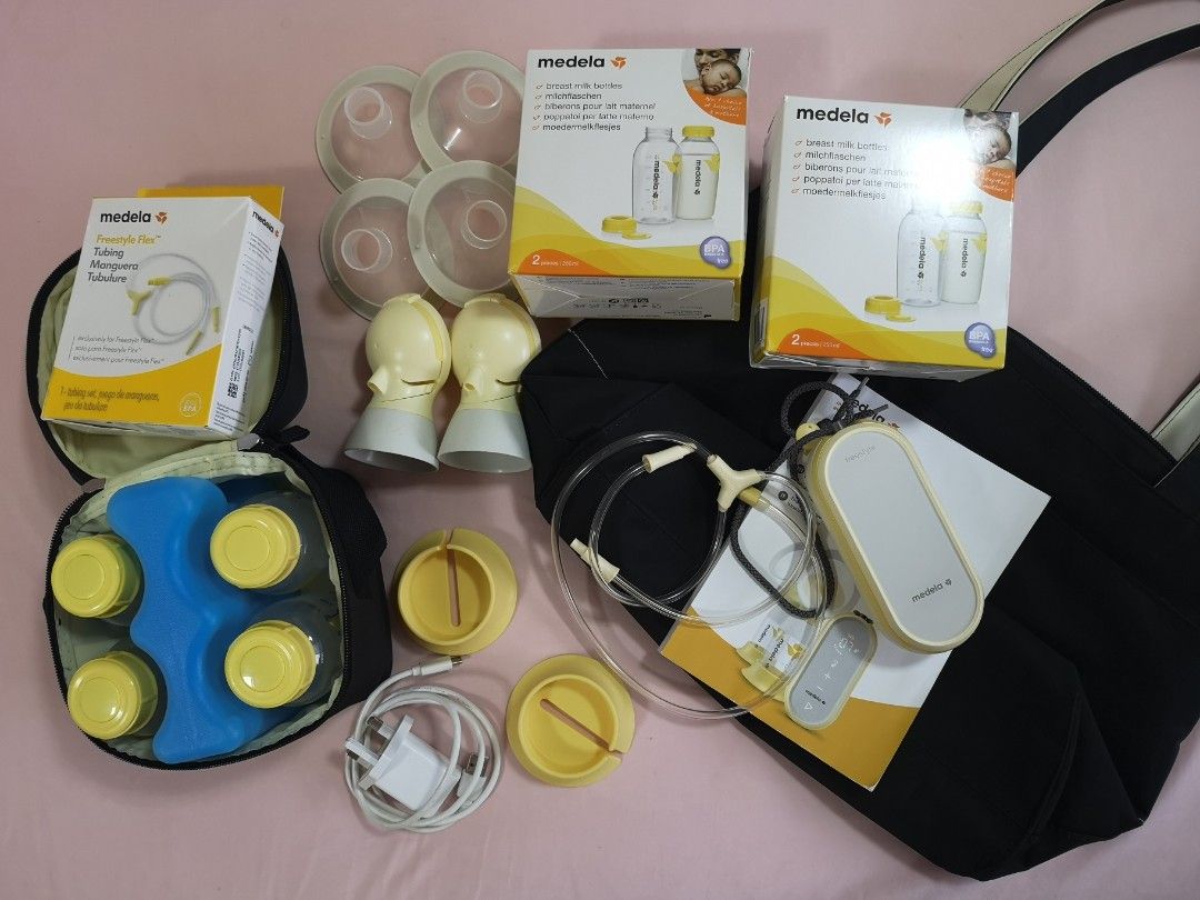 Medela Freestyle Flex Breast Pump with extra, Babies & Kids, Nursing ...