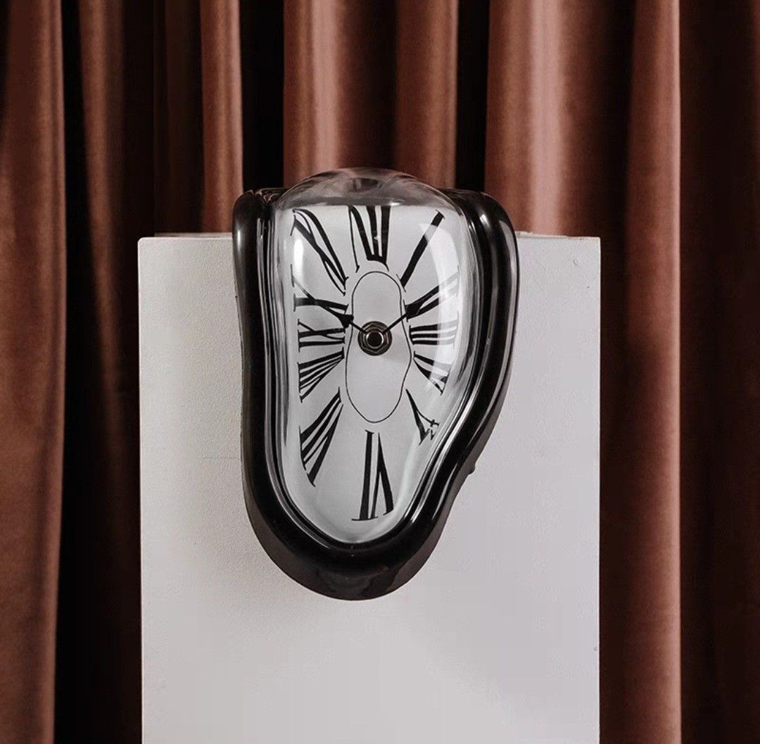 Melting Clock, Furniture & Home Living, Home Decor, Clocks on Carousell