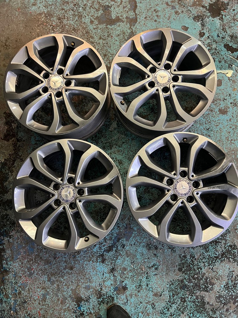 Mercedes C Class W205 stock rim, Car Accessories, Tyres & Rims on Carousell