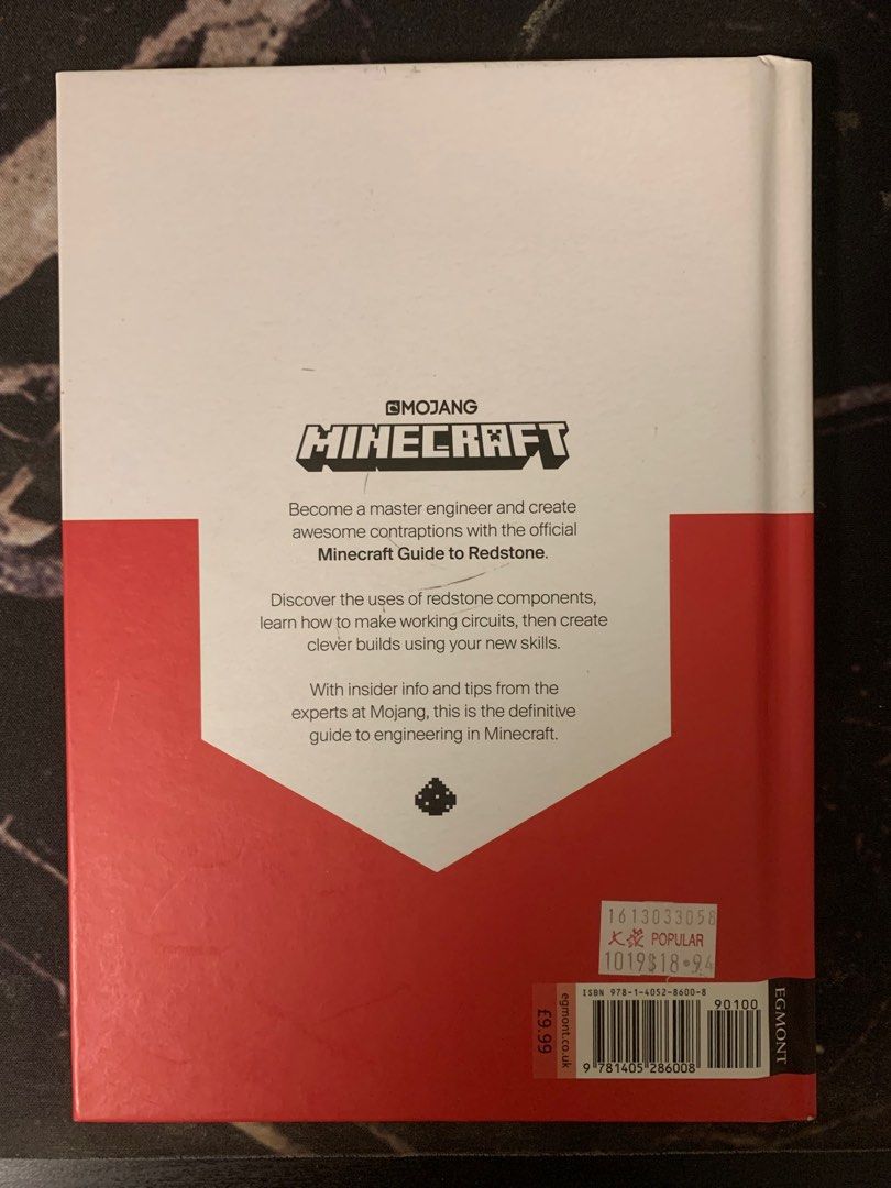 Minecraft Guide to Redstone book, Hobbies & Toys, Books & Magazines ...