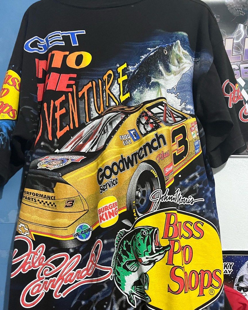 Nascar Bass Pro x Dale earndhardt sr, Men's Fashion, Tops & Sets ...