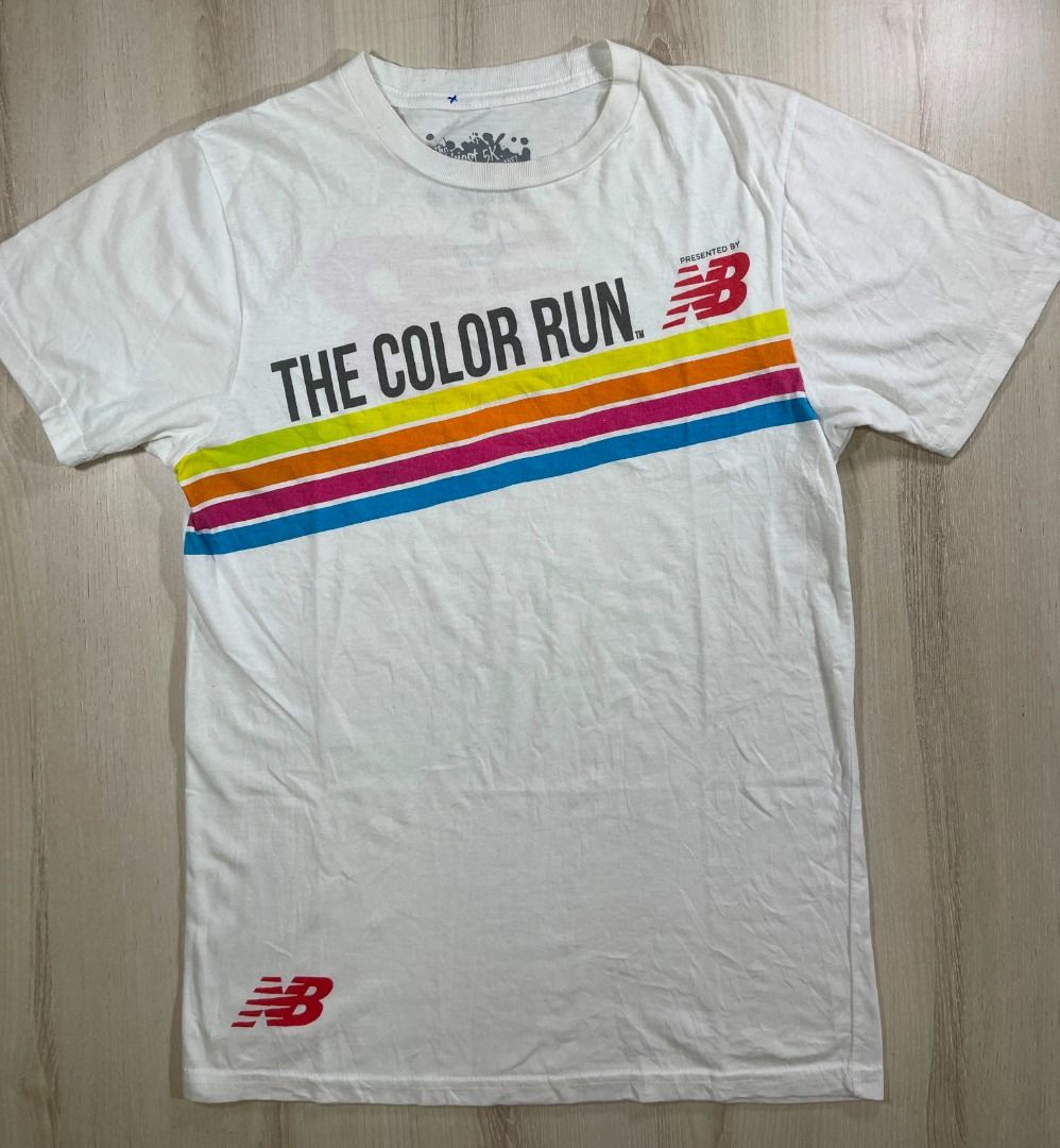 New Balance The Color Run Tee #CB1 Used, Men's Fashion, Activewear on ...