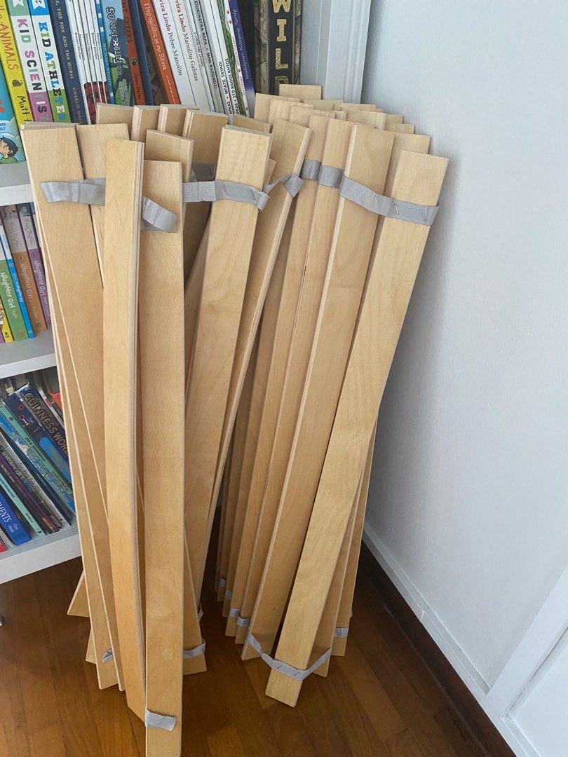New slatted bed base, Furniture & Home Living, Furniture, Bed Frames ...