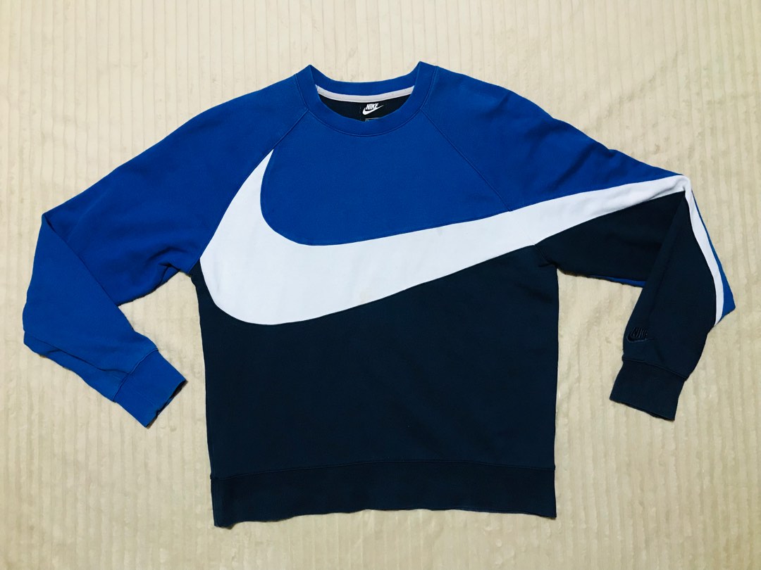 NIKE BIG SWOOSH SWEATER LEGIT, Men's Fashion, Coats, Jackets and ...