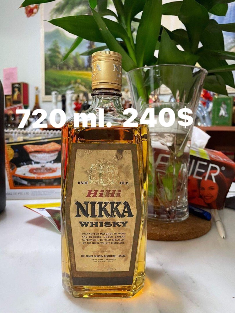 NIKKA WHISKEY 720 ML, Food & Drinks, Alcoholic Beverages on Carousell