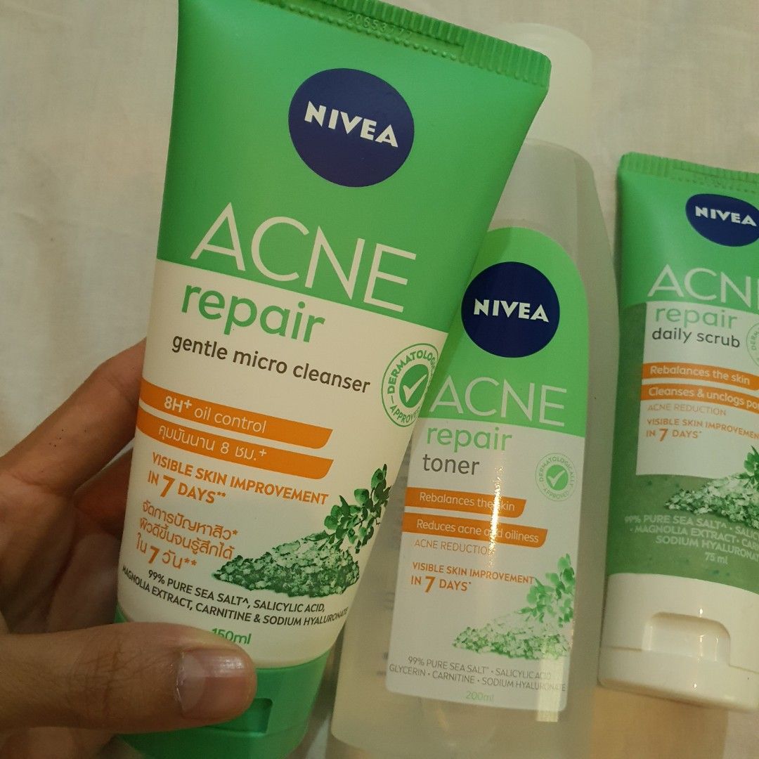Nivea Acne Repair, Beauty & Personal Care, Face, Face Care on Carousell