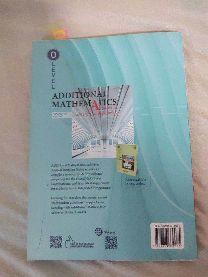 O Level Additional Mathematics Topical Revision Notes Hobbies And Toys