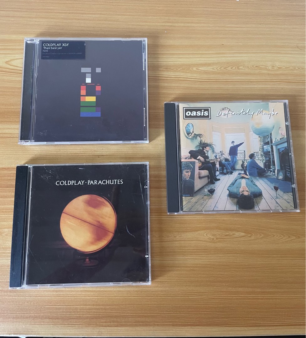 Oasis and Coldplay CD Bundle UK press, Hobbies & Toys, Music & Media ...