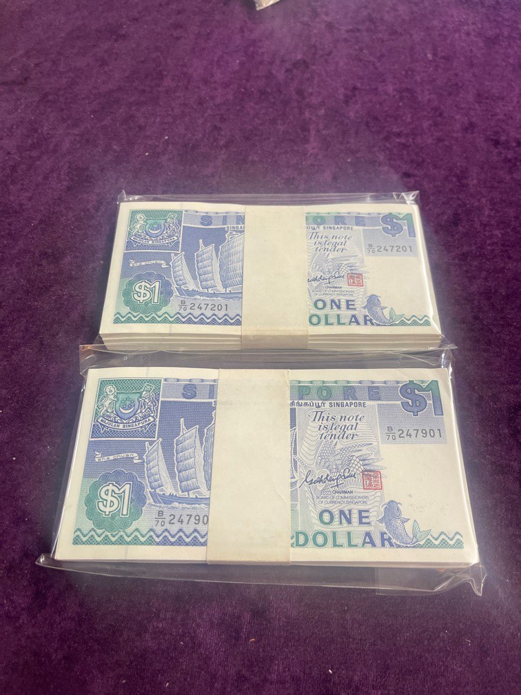 Old $1 with 100 run, Hobbies & Toys, Memorabilia & Collectibles ...