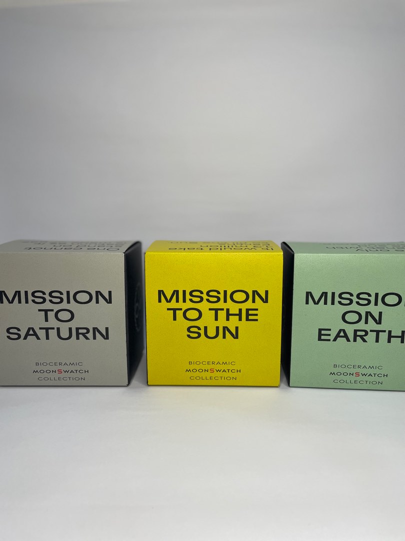 Omega x Swatch collab watches, Men's Fashion, Watches & Accessories ...