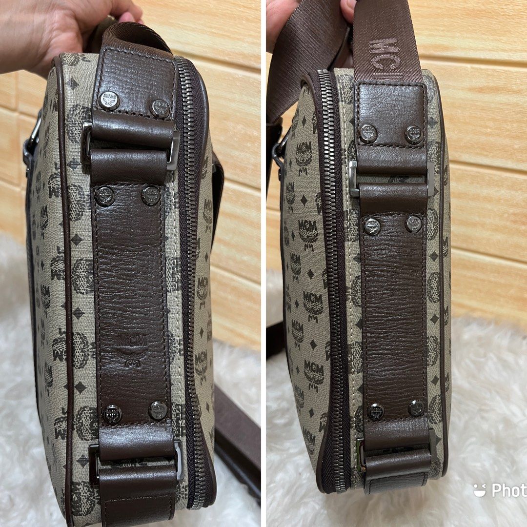 Original MCM Laptop Bag, Luxury, Bags & Wallets on Carousell