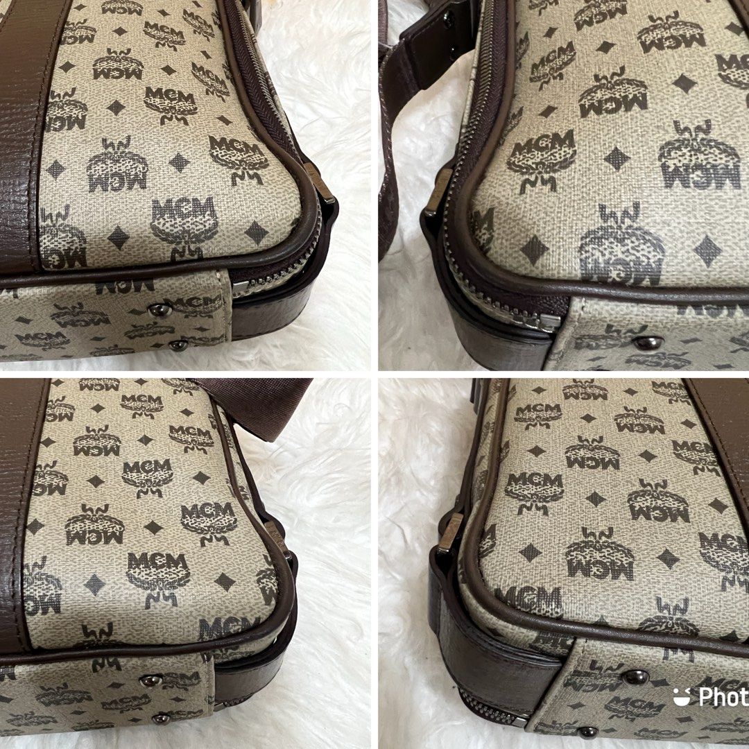 Original MCM Laptop Bag, Luxury, Bags & Wallets on Carousell