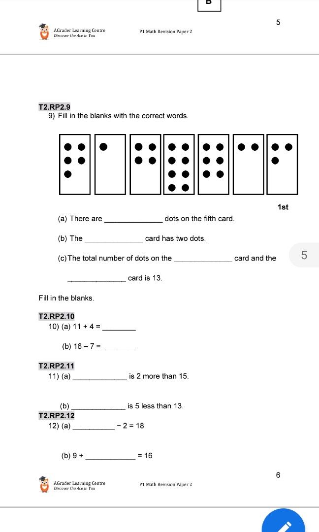 P1 English AGrader Notes and Worksheet Primary, Hobbies & Toys, Books ...