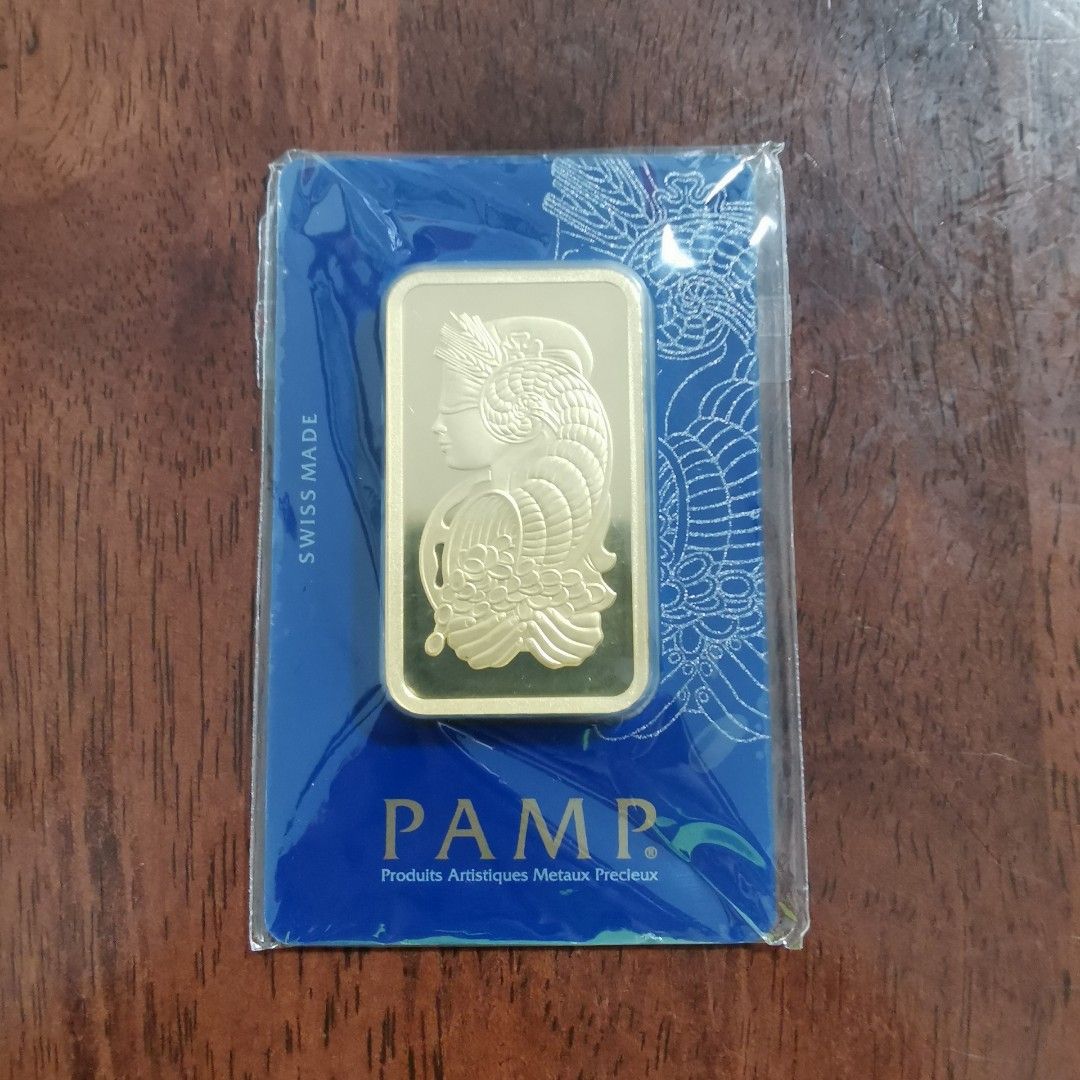 Pamp Suisse 100g 999.9 Gold Bar with Cert, Men's Fashion, Watches ...