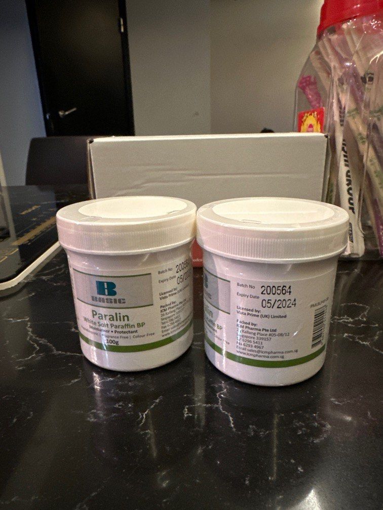 Paralin white soft paraffin BP 100g, Beauty & Personal Care, Bath ...