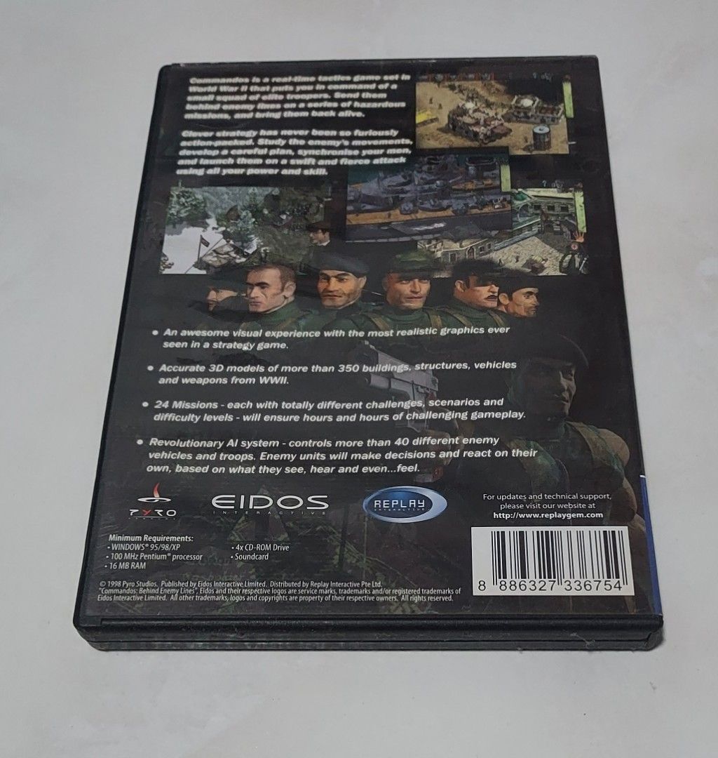 PC Game - Commandos Behind Enemy Lines, Video Gaming, Video Games ...