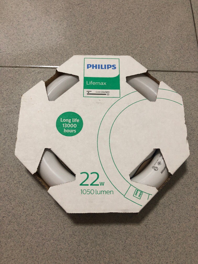 Philips Lifemax 22w, Furniture & Home Living, Lighting & Fans, Lighting ...