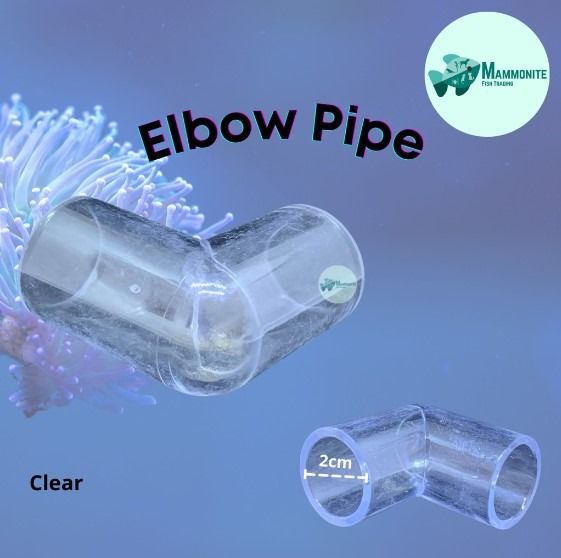 Plastic Elbow Pipes 2cm For Aquarium, Pet Supplies, Homes & Other Pet ...