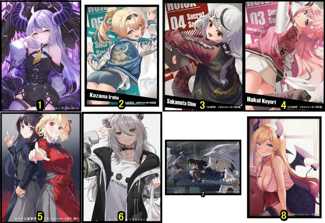 [PO till 28 Dec 2022] C101 Comiket Sleeves Playmat Hololive Yugioh LYCORIS recoil yugioh iroha ...