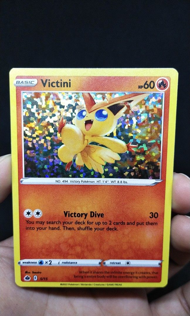 Pokemon Card - VICTINI #5 - HOLO (McDONALD'S COLLECTION) YEAR 2022 ...