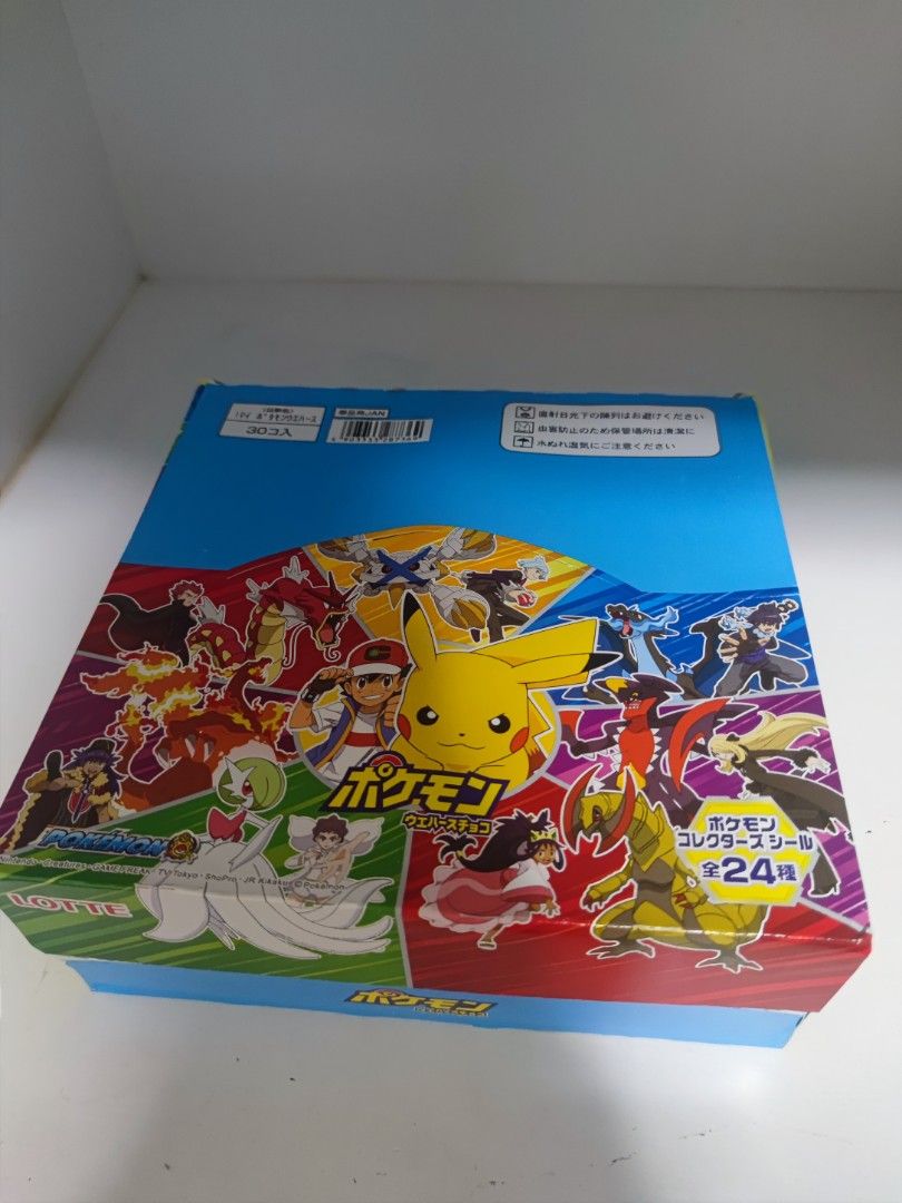 CLEARANCE! Pokemon Booster box - Lotte Stickers and Wafel x30 (non tcg ...