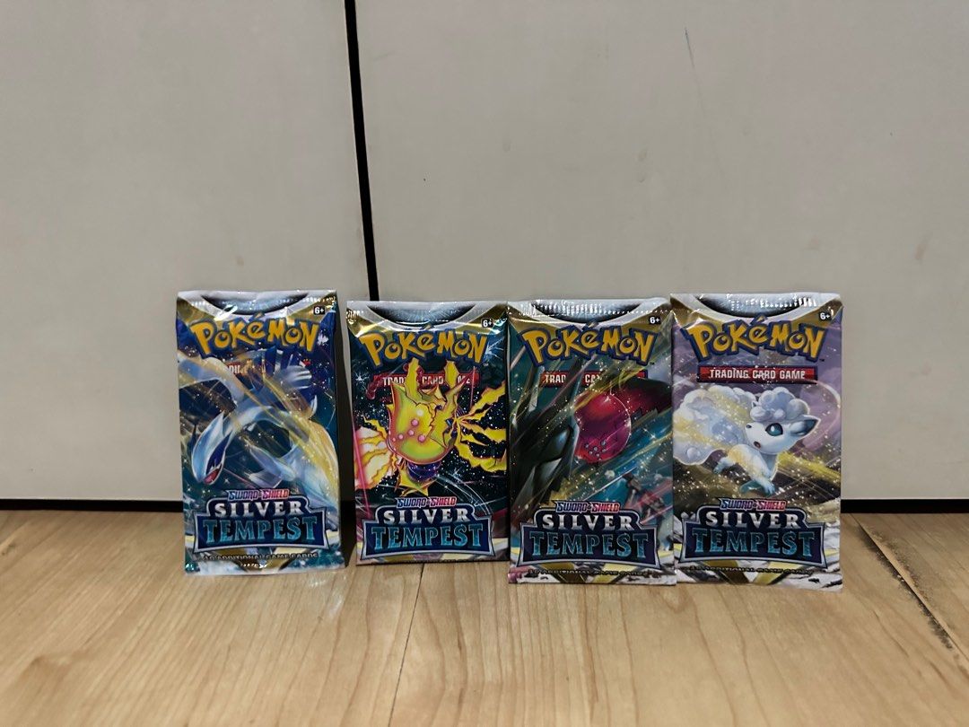 Pokemon TCG Silver tempest booster packs | Lugia aa | regidrago aa ...
