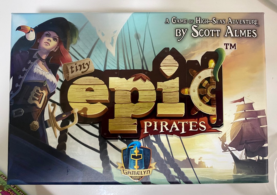 Preloved Tiny Epic Pirates Boardgame, Hobbies & Toys, Toys & Games on ...
