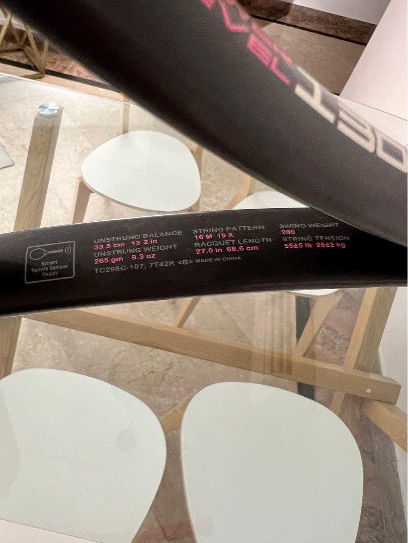 Prince Tennis Racquet (Black/Pink), Sports Equipment, Other Sports ...