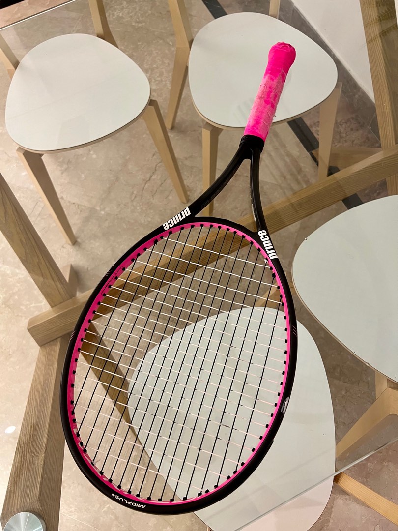 Prince Tennis Racquet (Black/Pink), Sports Equipment, Other Sports ...