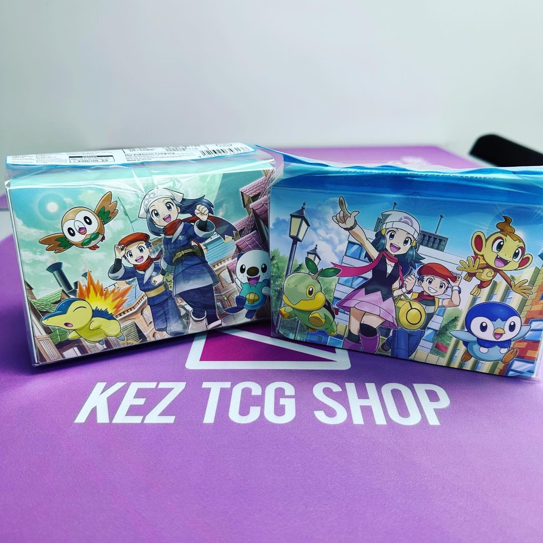 PTCG 寶可夢 Pokemon 寬版造型卡盒 (明輝 & 小光 & 明曜 & 小照), 興趣及遊戲, 玩具 & 遊戲類 - Carousell