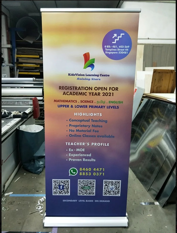 Pull up standee [ PRINT + DESIGN PACKAGE ], Hobbies & Toys, Stationery ...