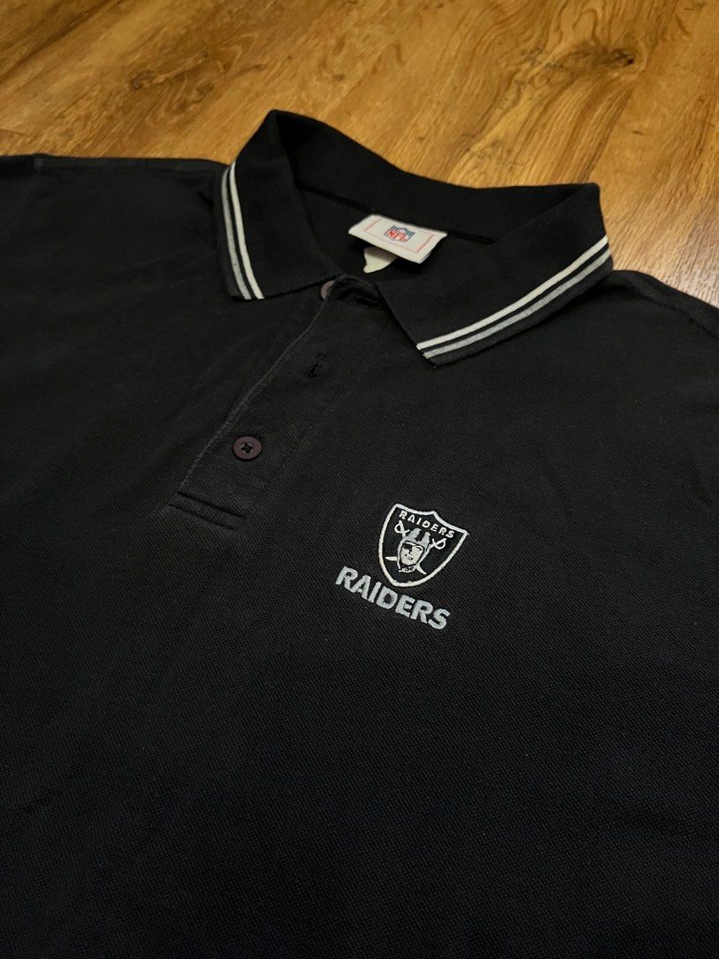 Raiders Polo Shirt Official NFL merch, Men's Fashion, Tops & Sets ...