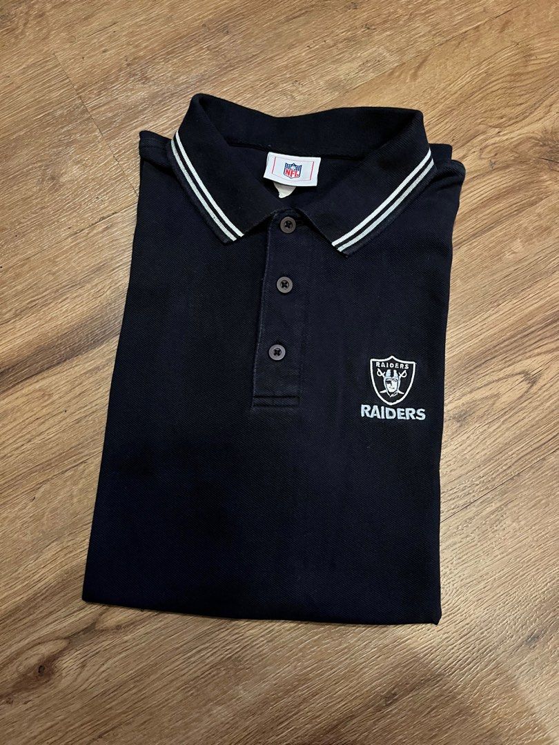 Raiders Polo Shirt Official NFL merch, Men's Fashion, Tops & Sets ...