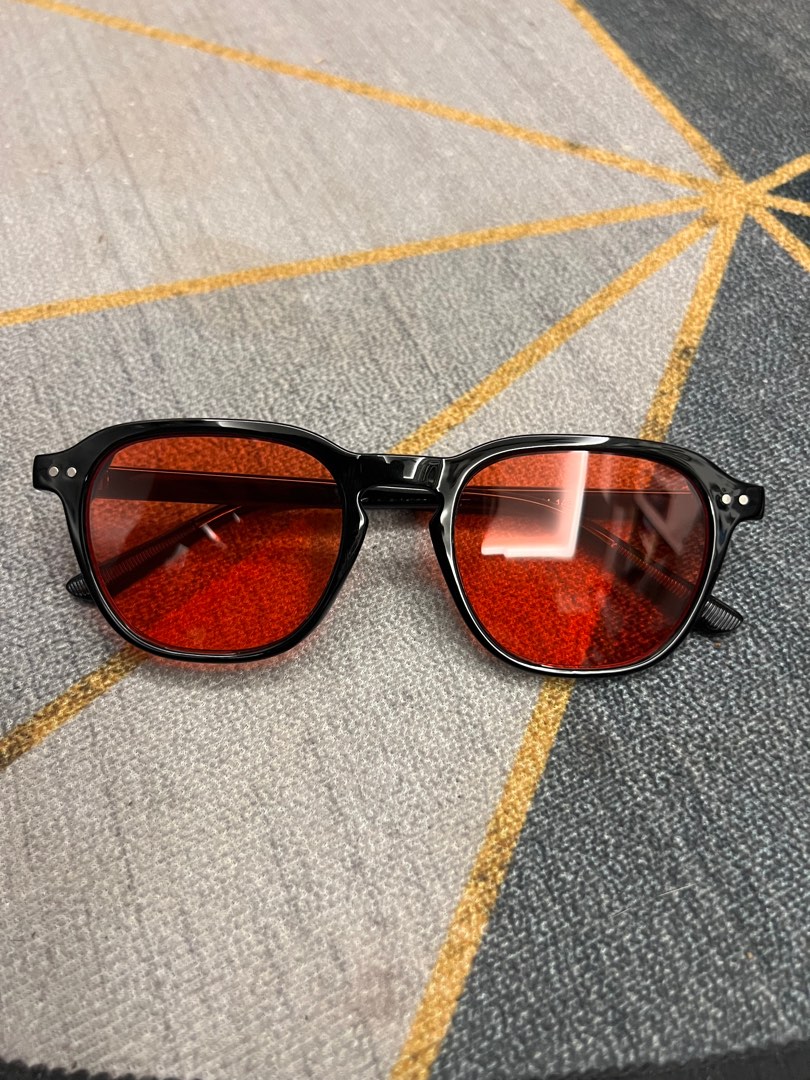 Red tinted shades / glasses, Women's Fashion, Watches & Accessories ...