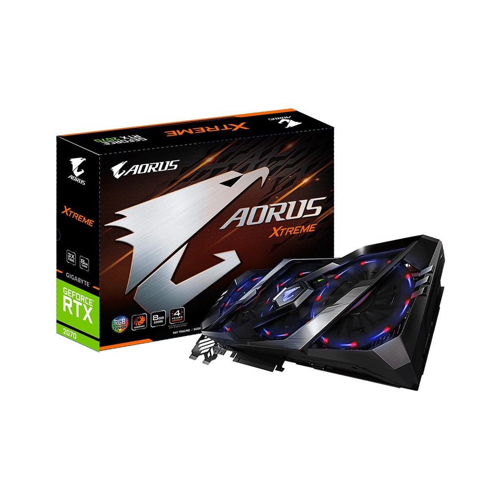 REFURBISHED GIGABYTE GV-N207SAORUS-8GC GIGABYTE AORUS RTX2070 SUPER 8GB ...