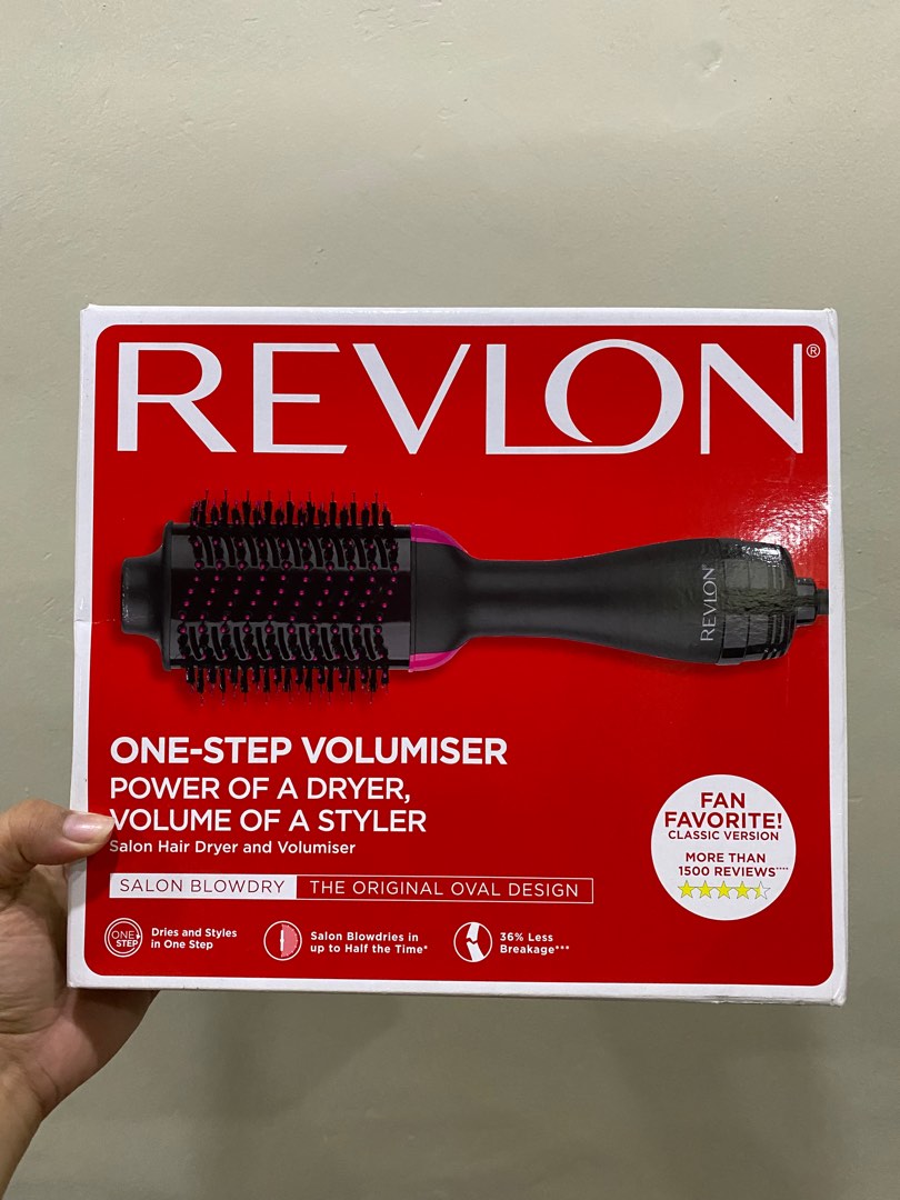 Revlon One Step 220V Volumiser Hair Dryer Blower, Beauty & Personal ...