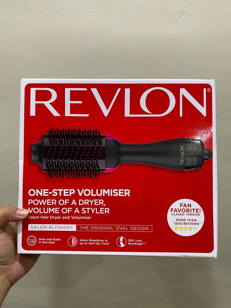 Revlon One Step 220V Volumiser Hair Dryer Blower, Beauty & Personal Care, Hair on Carousell