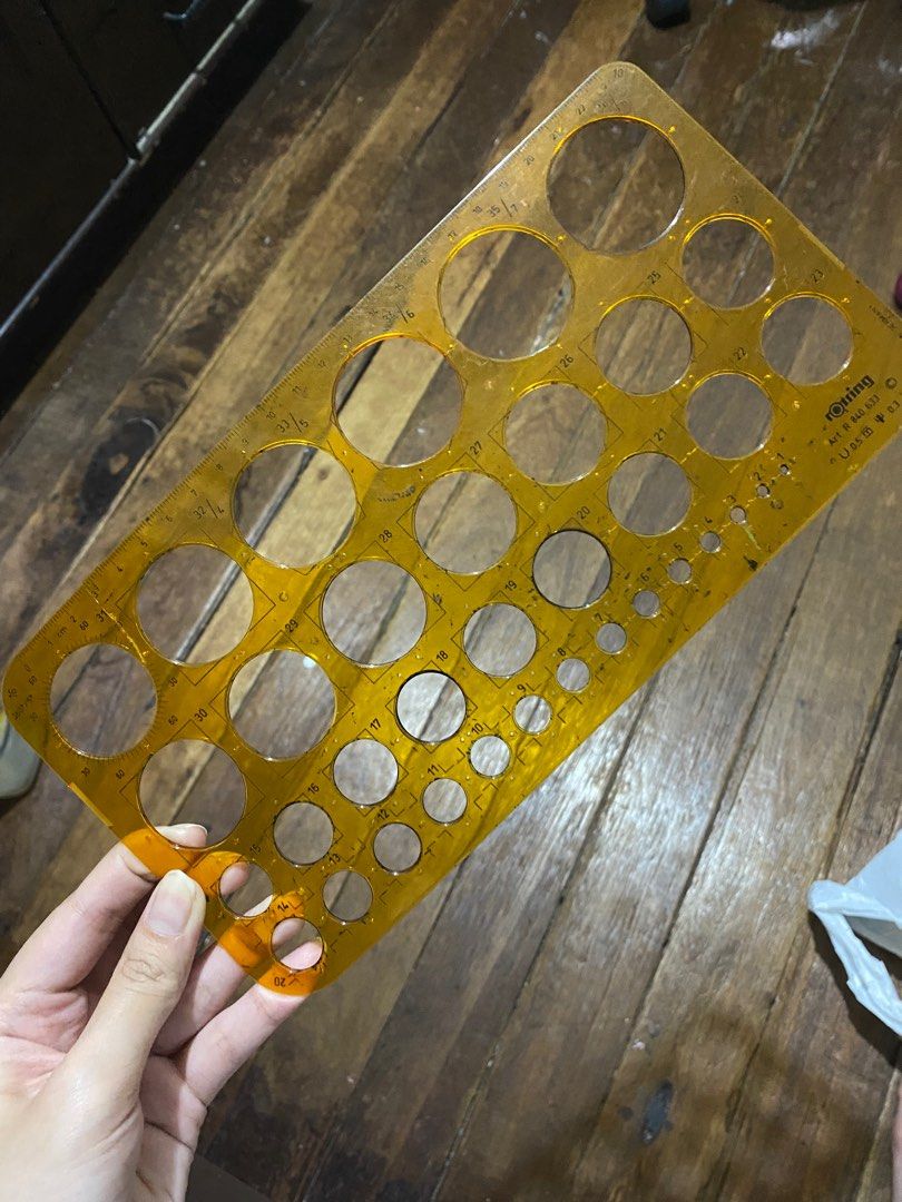 Rotring Circular Template, Hobbies & Toys, Stationary & Craft ...