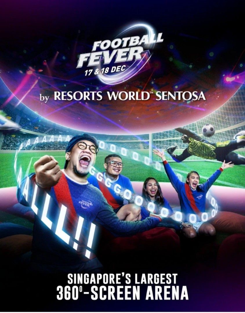 RWS WORLD CUP FOOTBALL FEVER 18 DEC, Tickets & Vouchers, Event Tickets ...