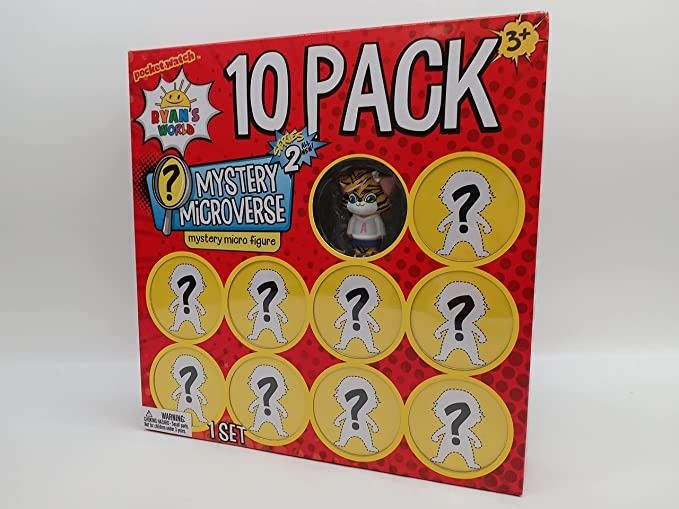 Ryan’s World Micro Figure 10 Pack, Mystery Toy, Collectible, Micro ...