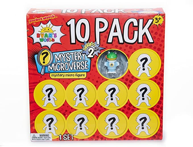Ryan’s World Micro Figure 10 Pack, Mystery Toy, Collectible, Micro ...