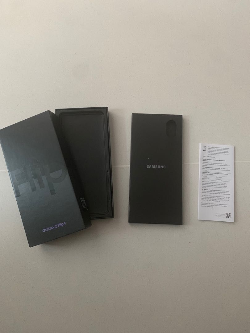 Samsung Galaxy Z Flip 4 box only*, Mobile Phones & Gadgets, Mobile ...