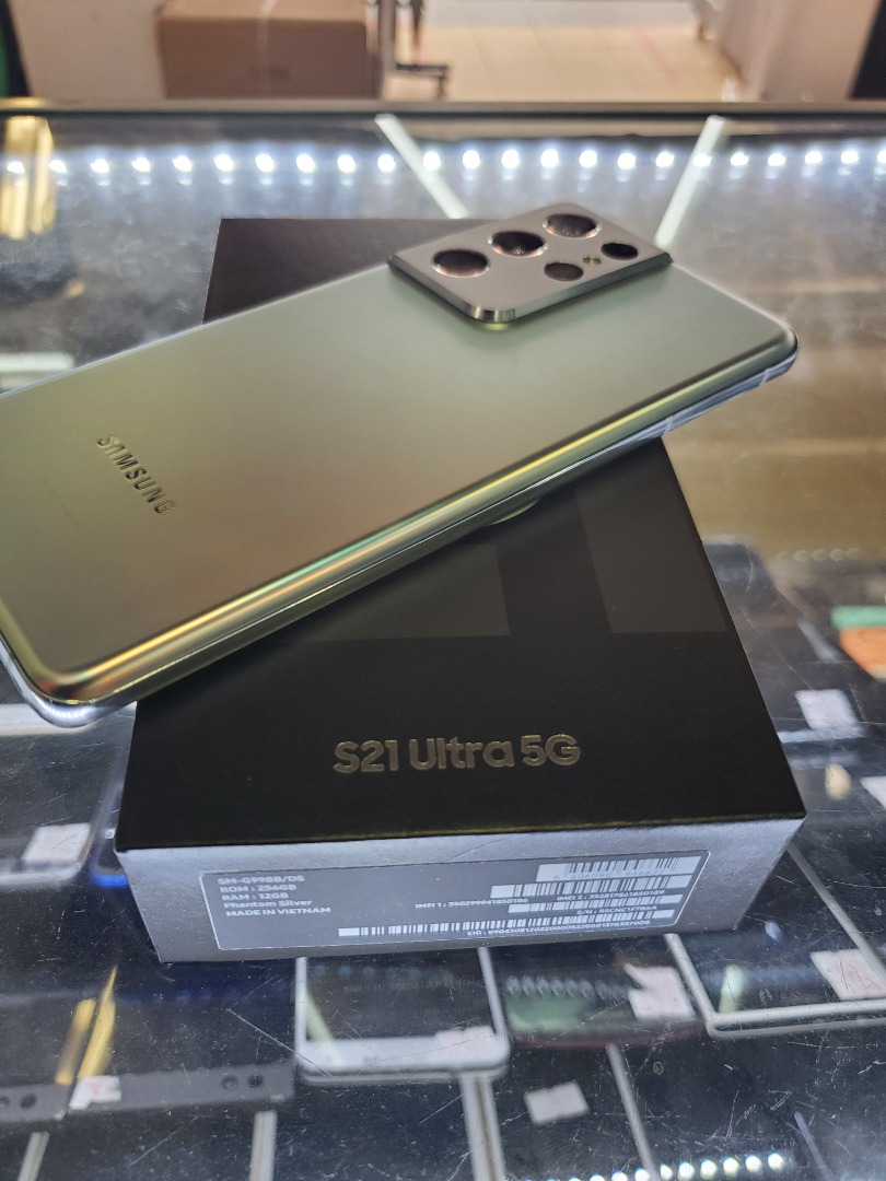 Samsung S21 256gb Ultra Phantom Silver Perfect Condition, Mobile Phones ...