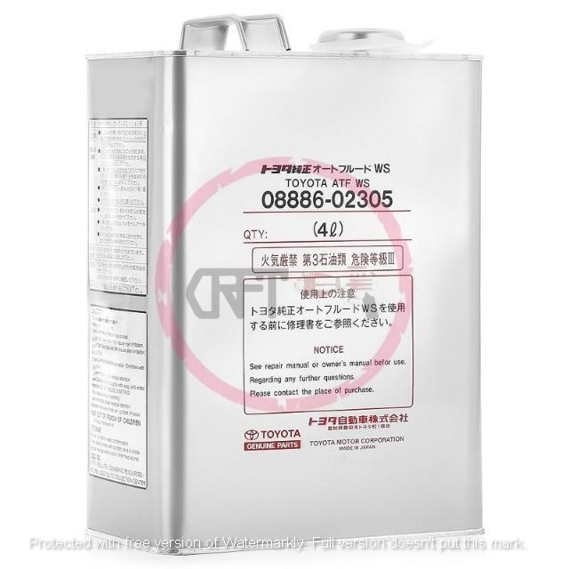 SC525 Minyak gearbox ATF Toyota WS Fluid 4L VIOS ALTIS CAMRY Alphard Vellfire Estima Hilux ...