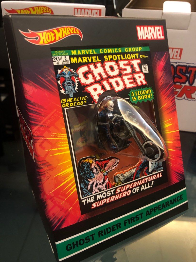 sdcc 2022 marvel hot wheels ghost rider, 其他, 其他 - Carousell